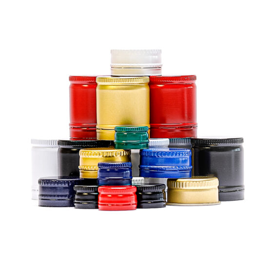 Aluminium ROPPs (Roll on Pilfer Proof) , closures with EPE Liner ...