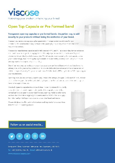 Promotions - Viscose Closures Ltd.